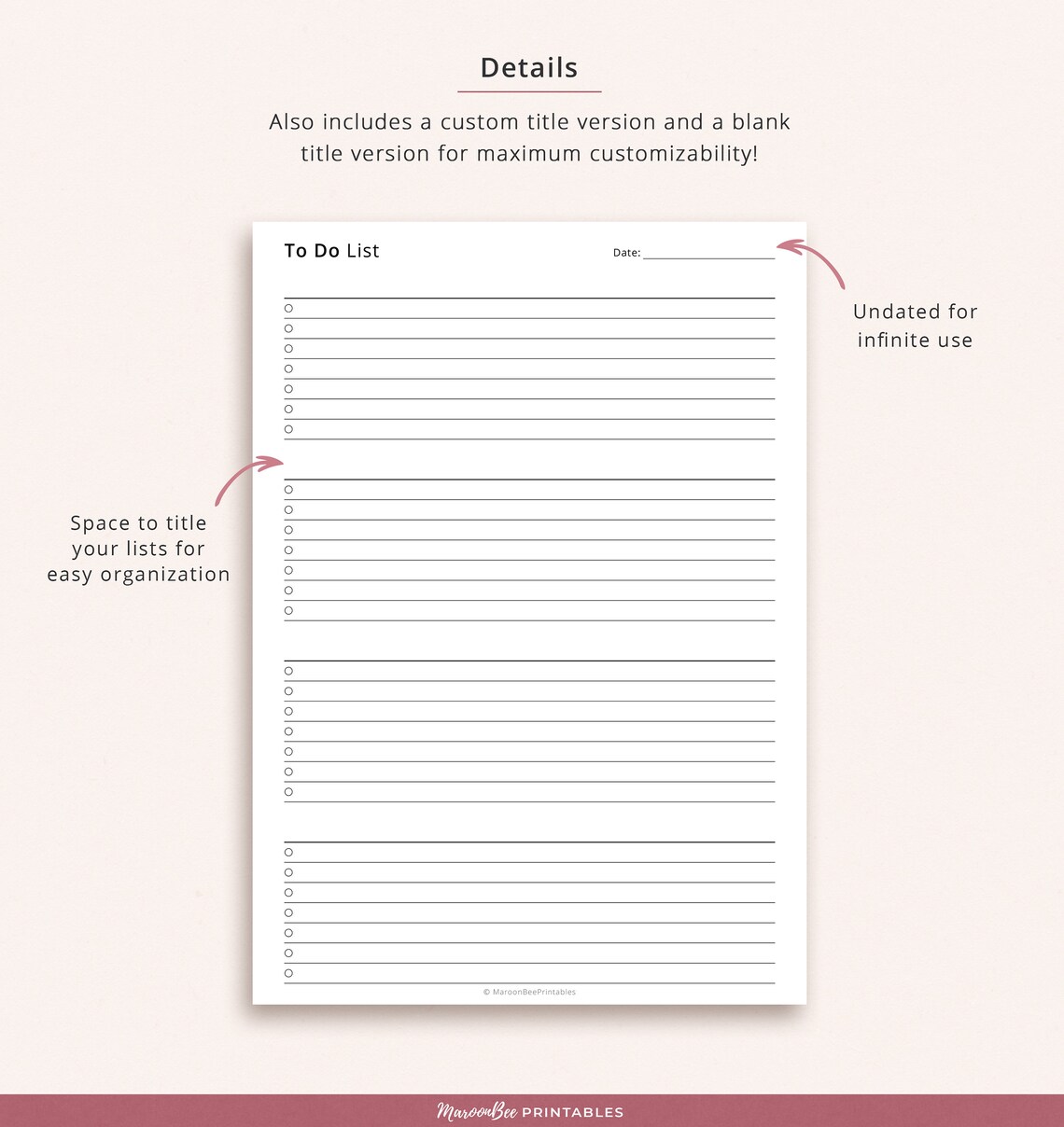 Editable to Do List Printable Template Fillable Task List - Etsy