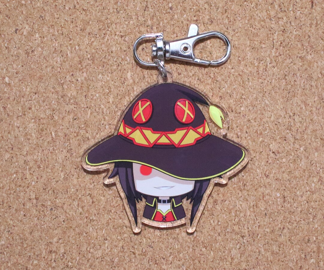 Konosuba Megumin 2.5" Acrylic Charms (double-sided) - Etsy