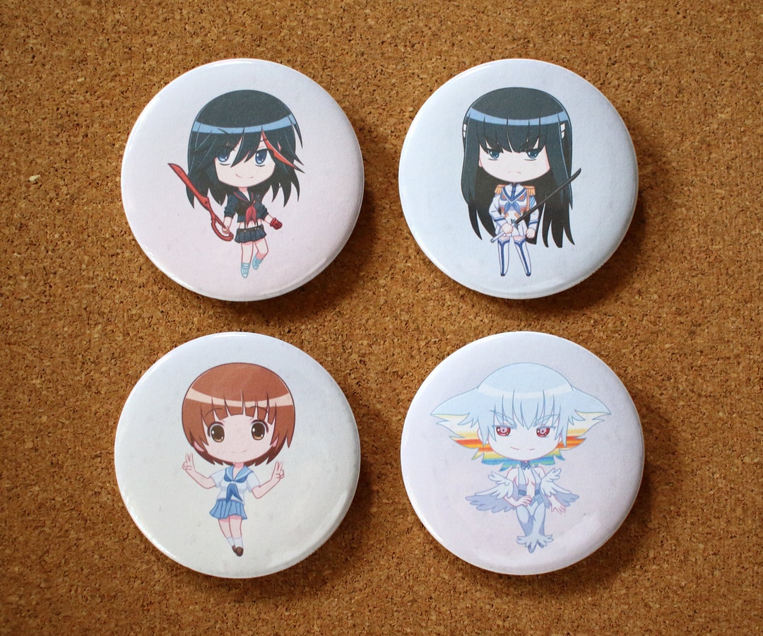 Anime 2.25" Buttons (as Depicted) - Etsy