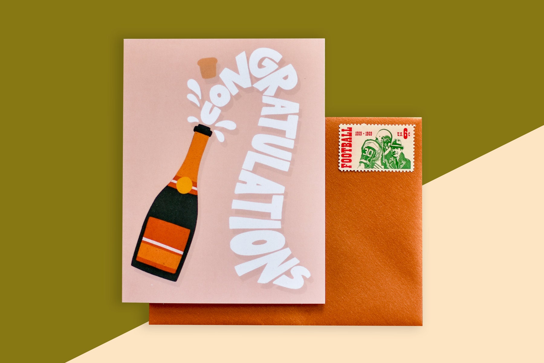 Pop the Champagne Congratulations Greeting Card | Etsy