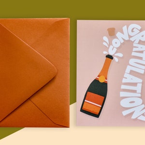 Pop the Champagne Congratulations Greeting Card - Etsy