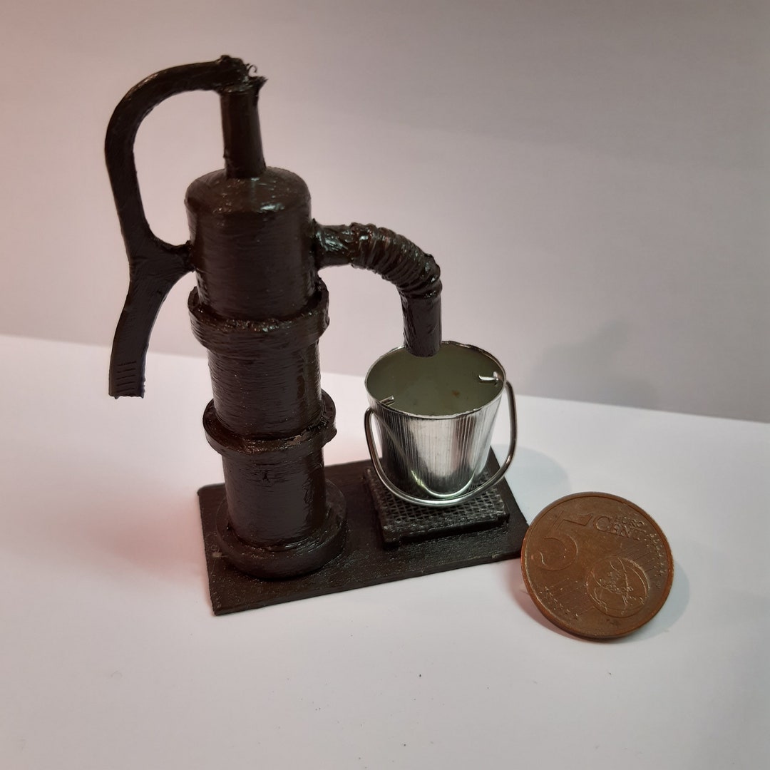 1:12 SCALE Water Pump With Bucket for Dollhouse - Etsy