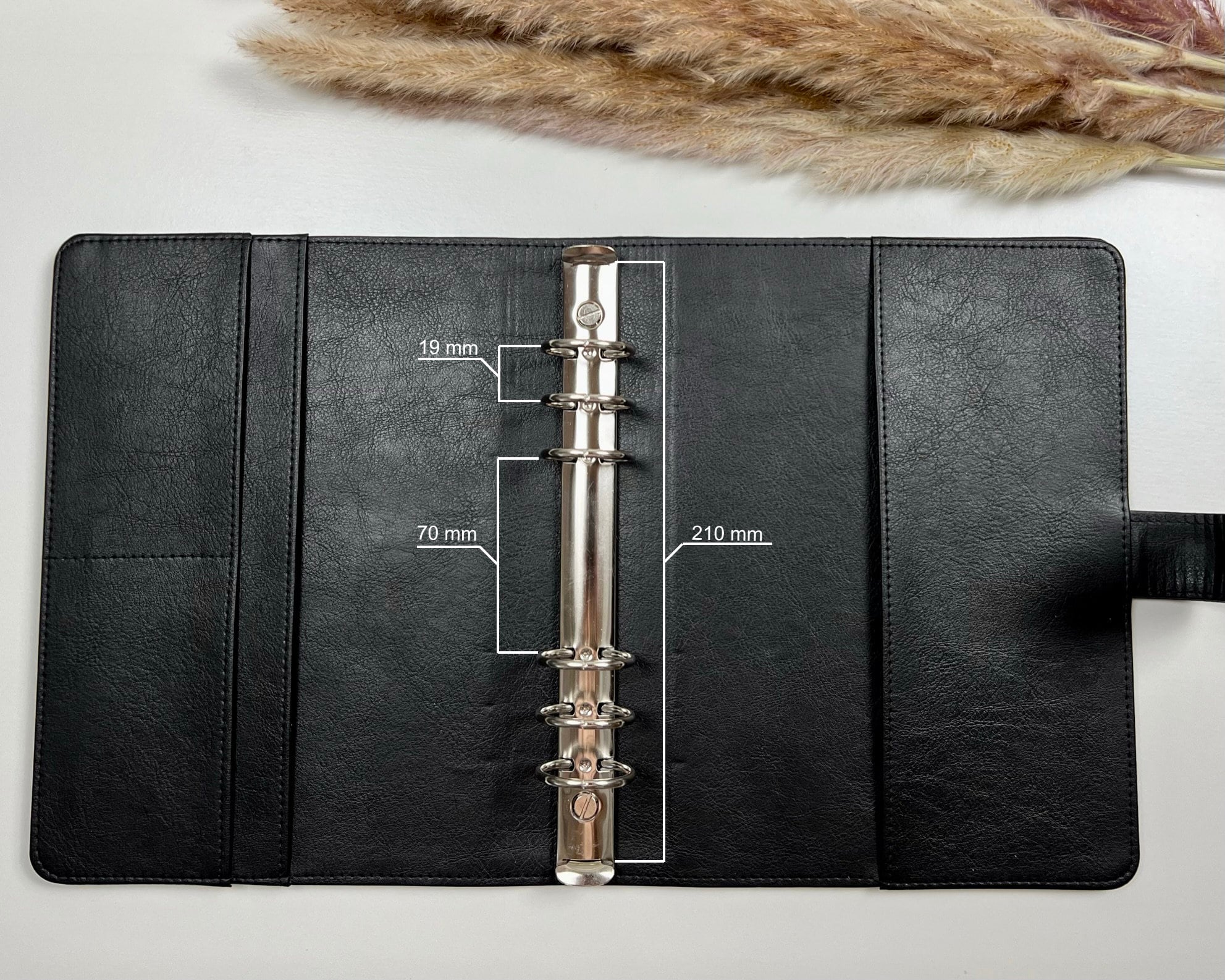 A5 Planner Binder With Envelope Elegant and Refillable 6 Ring Binder ...