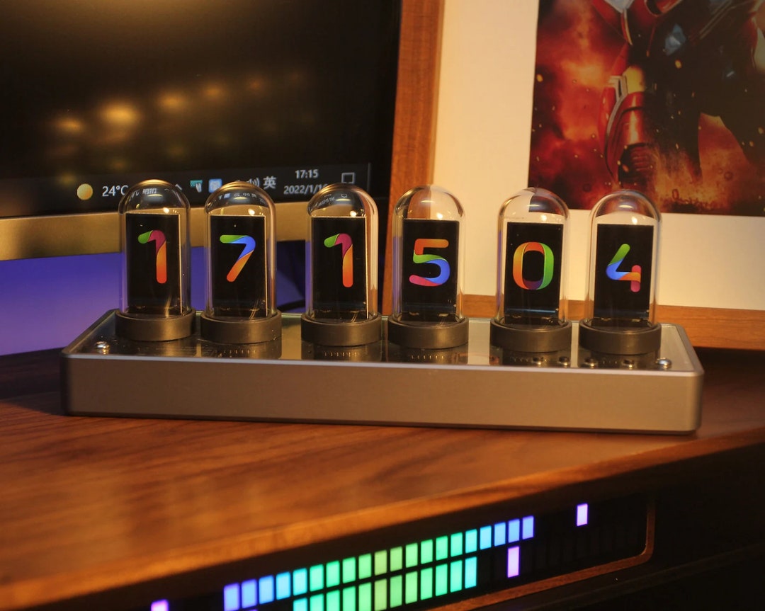 Marvel IPS Color Screen Nixie Tube Clock DIY Kit Analog - Etsy