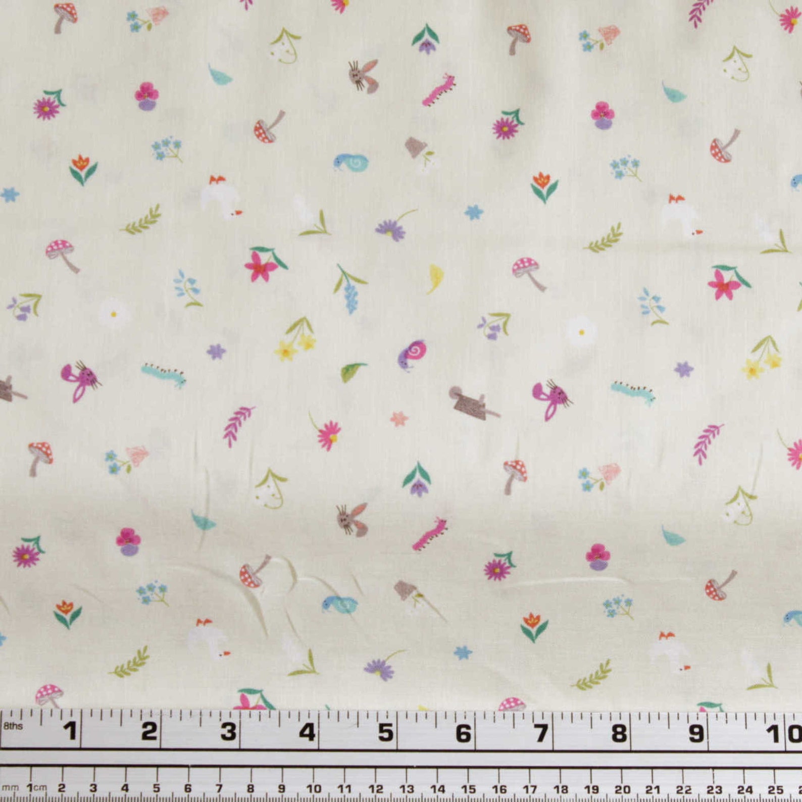 Spring on Yellow Background Tiny Small Cotton Fabric - Etsy