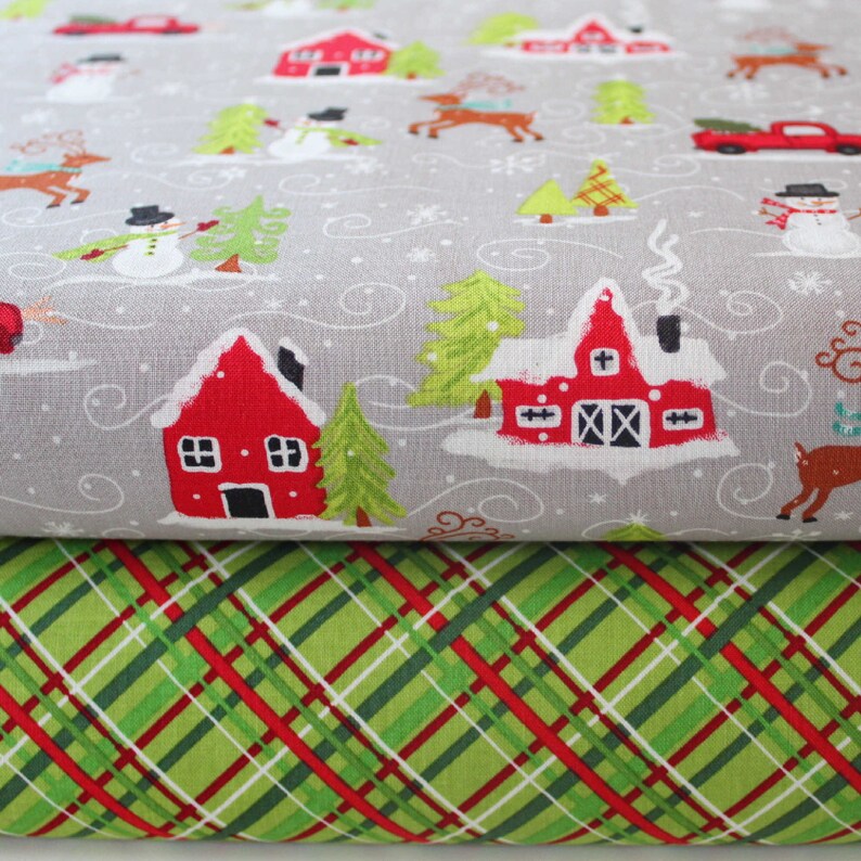 Snowed in Fabric From Riley Blake Fabric Holiday Christmas - Etsy