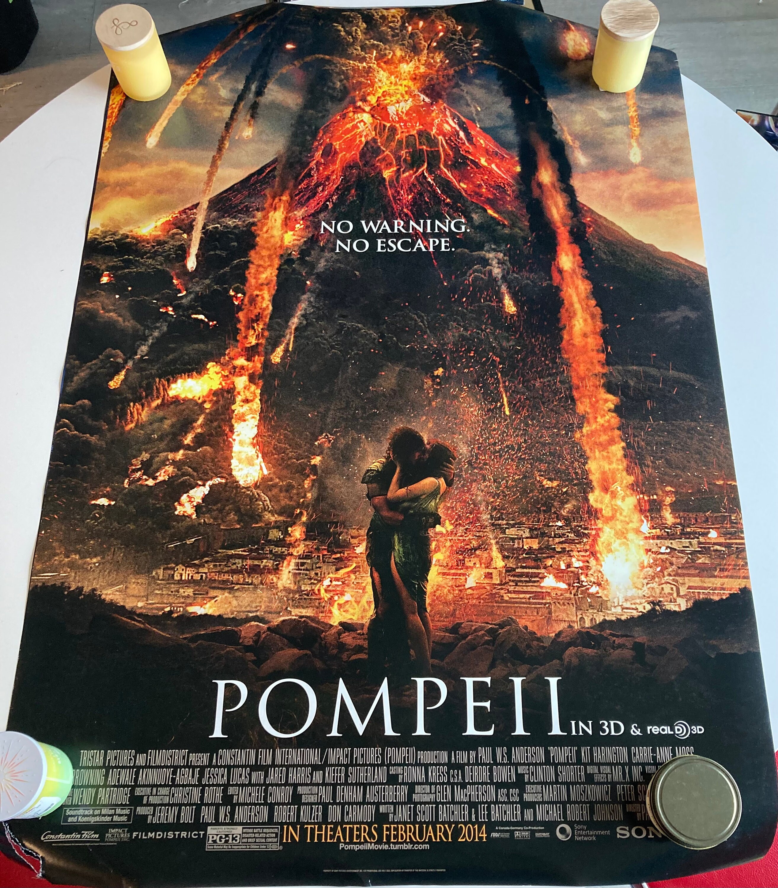 Pompeii Movie Poster