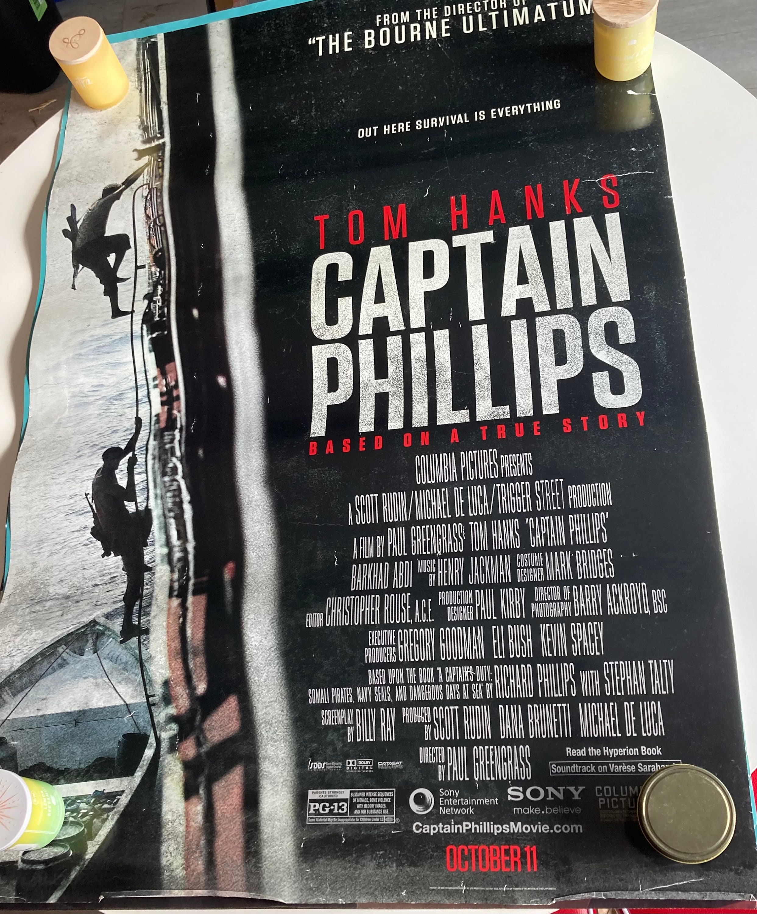 Tom Hanks Captain Phillips Poster