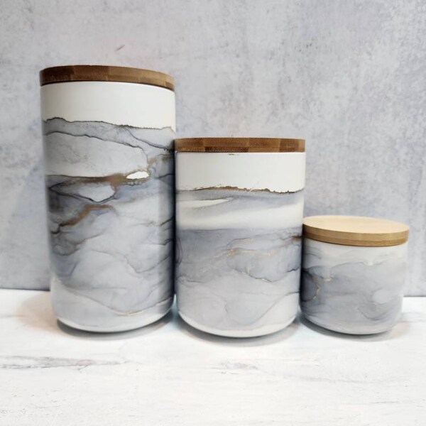 4 Piece Canister Set - Etsy