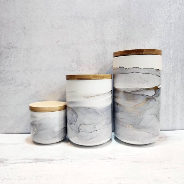 Ceramic Kitchen Canisters - Etsy