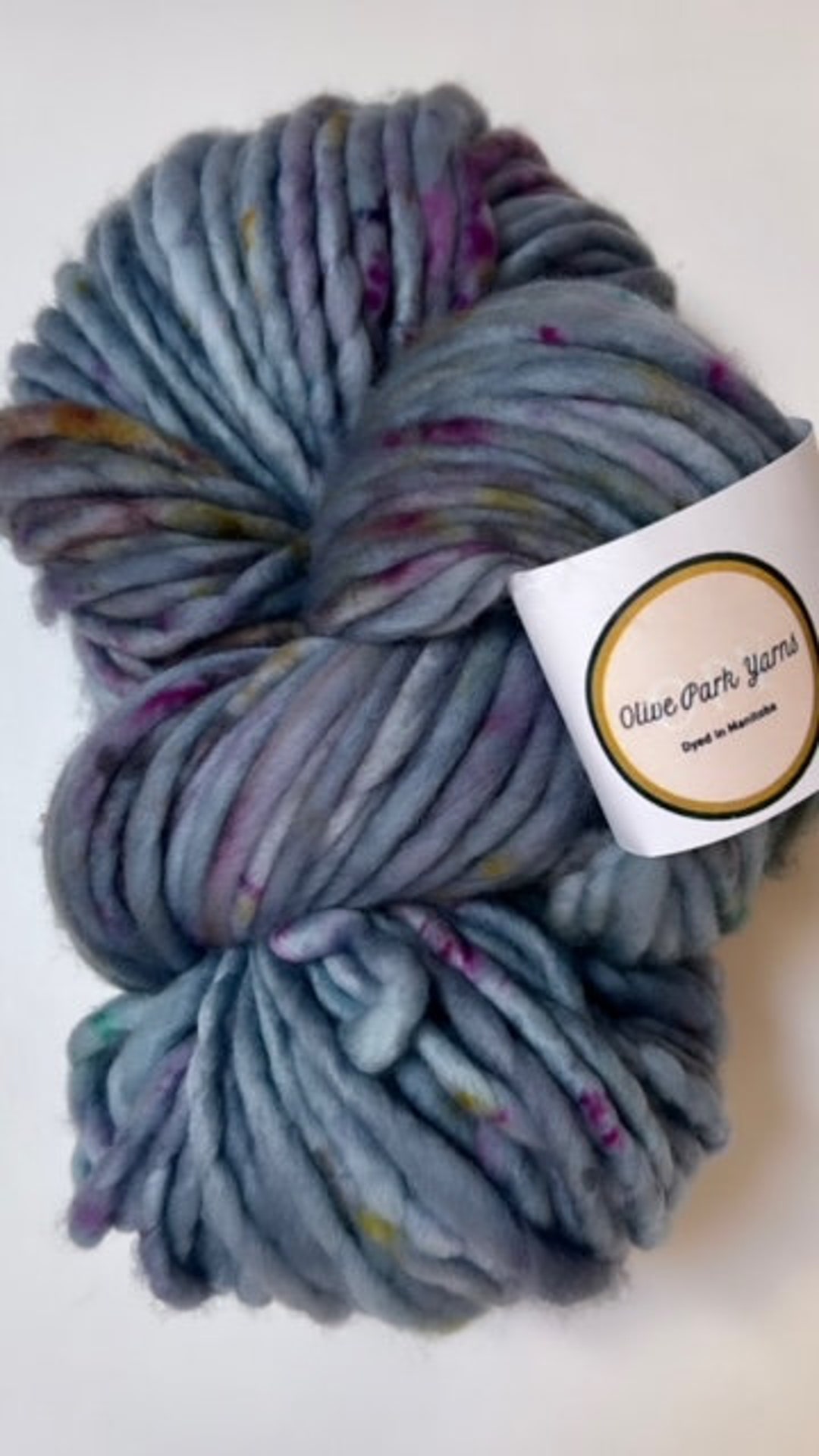 Olive Park Yarns Single Ply Chunky Yarn - Etsy