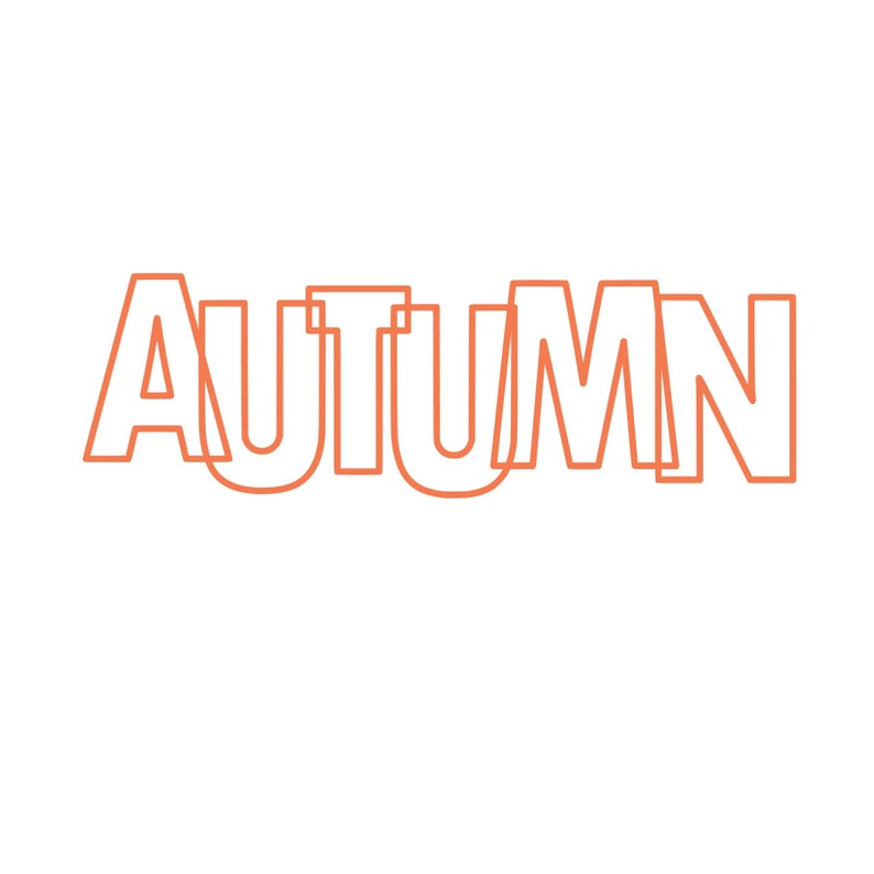 Autumn Title .SVG .JPG .PNG | Scrapbooking, Junk Journals ...