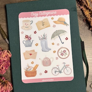 Cottagecore Sticker Sheet | Bullet Journal Sticker Sheet | Journal ...