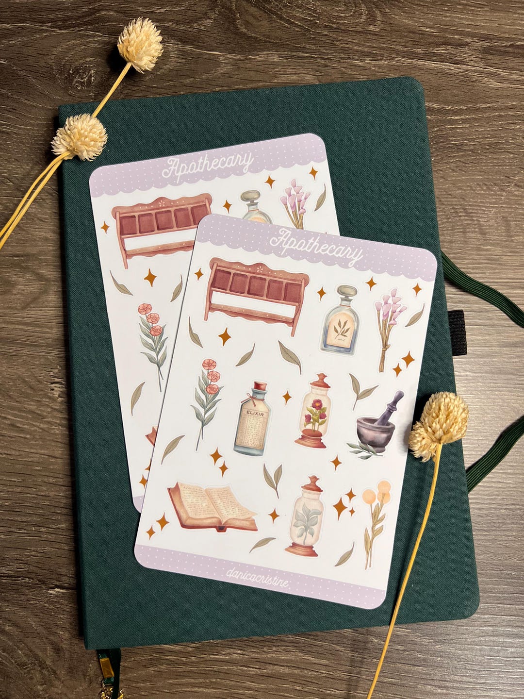 Apothecary Sticker Sheet | Bullet Journal Sticker Sheet | Journal ...
