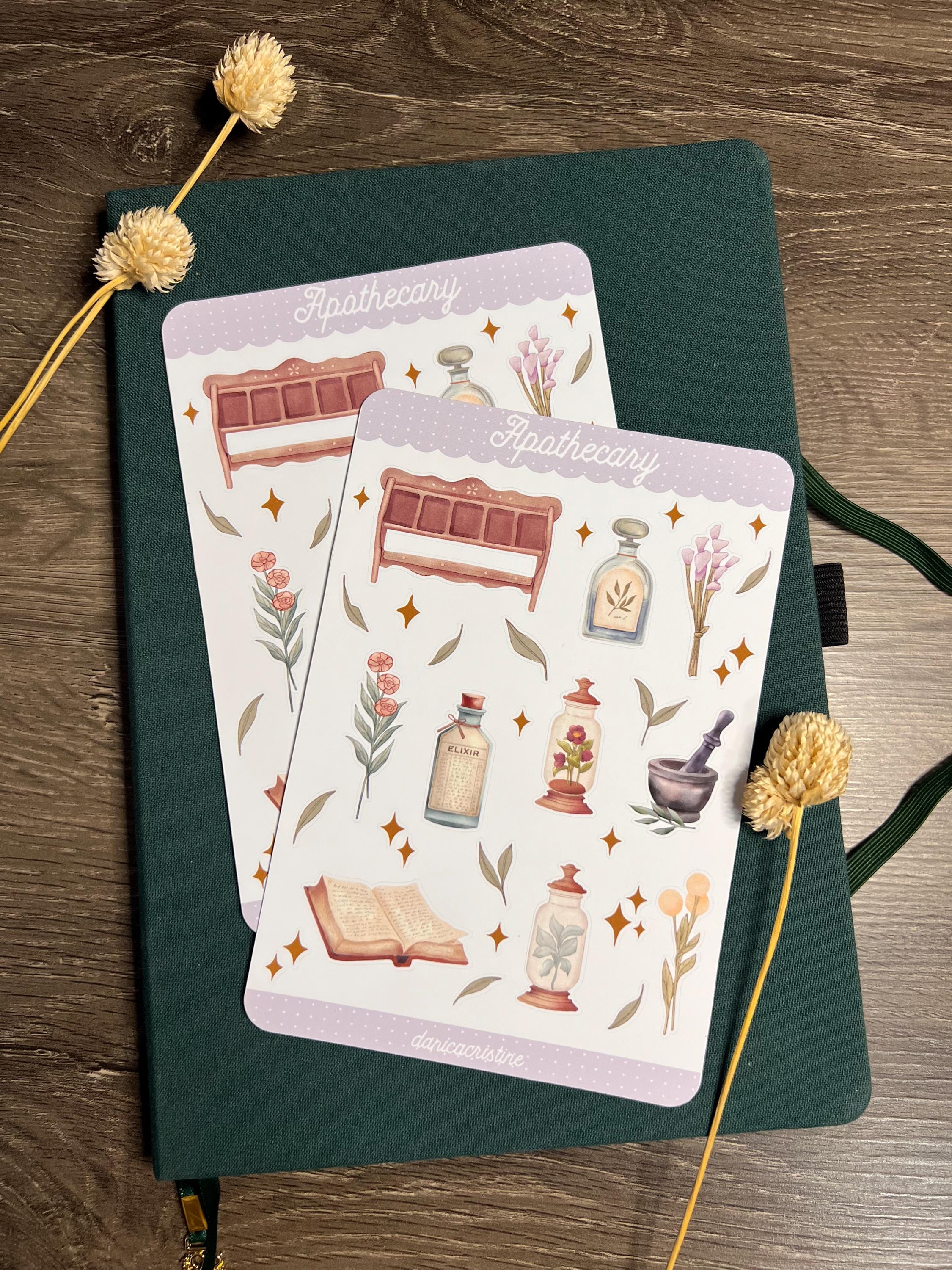 Apothecary Sticker Sheet Bullet Journal Sticker Sheet Journal Planner ...