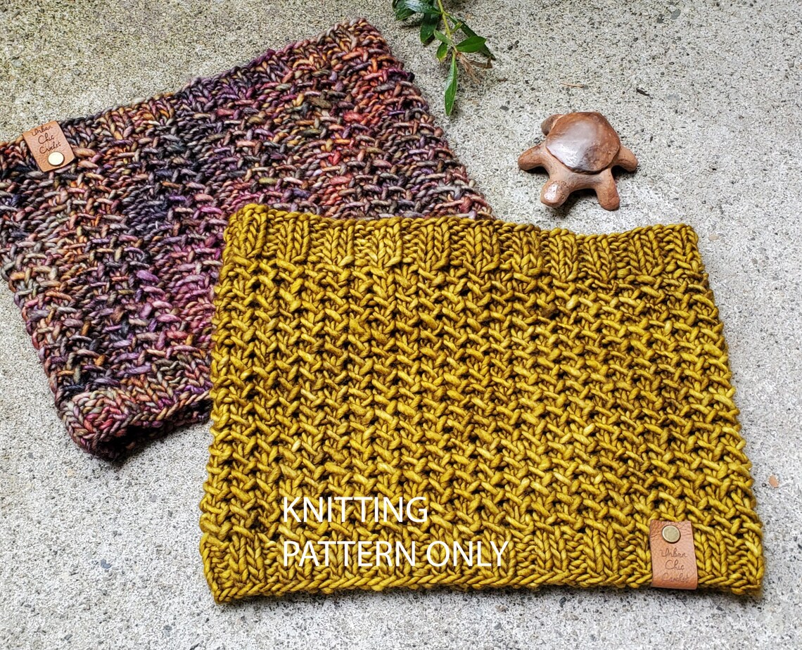 WIND ROVER COWL | Knitted Cowl Pattern | Knitting Pattern in Three Yarn ...