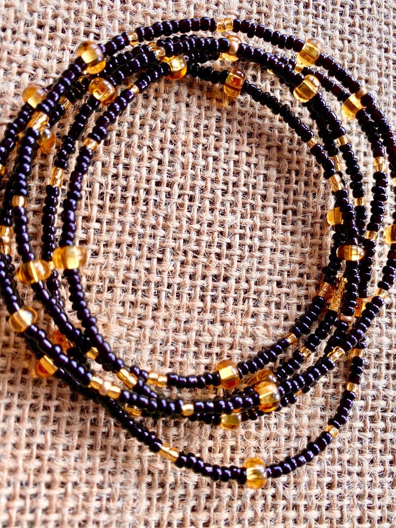 Maljo Waist Beads With Custom Charm: African Belly Beads - Etsy UK