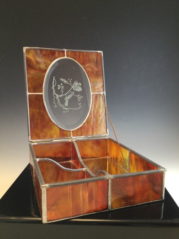 Vintage " stained glass - Gem