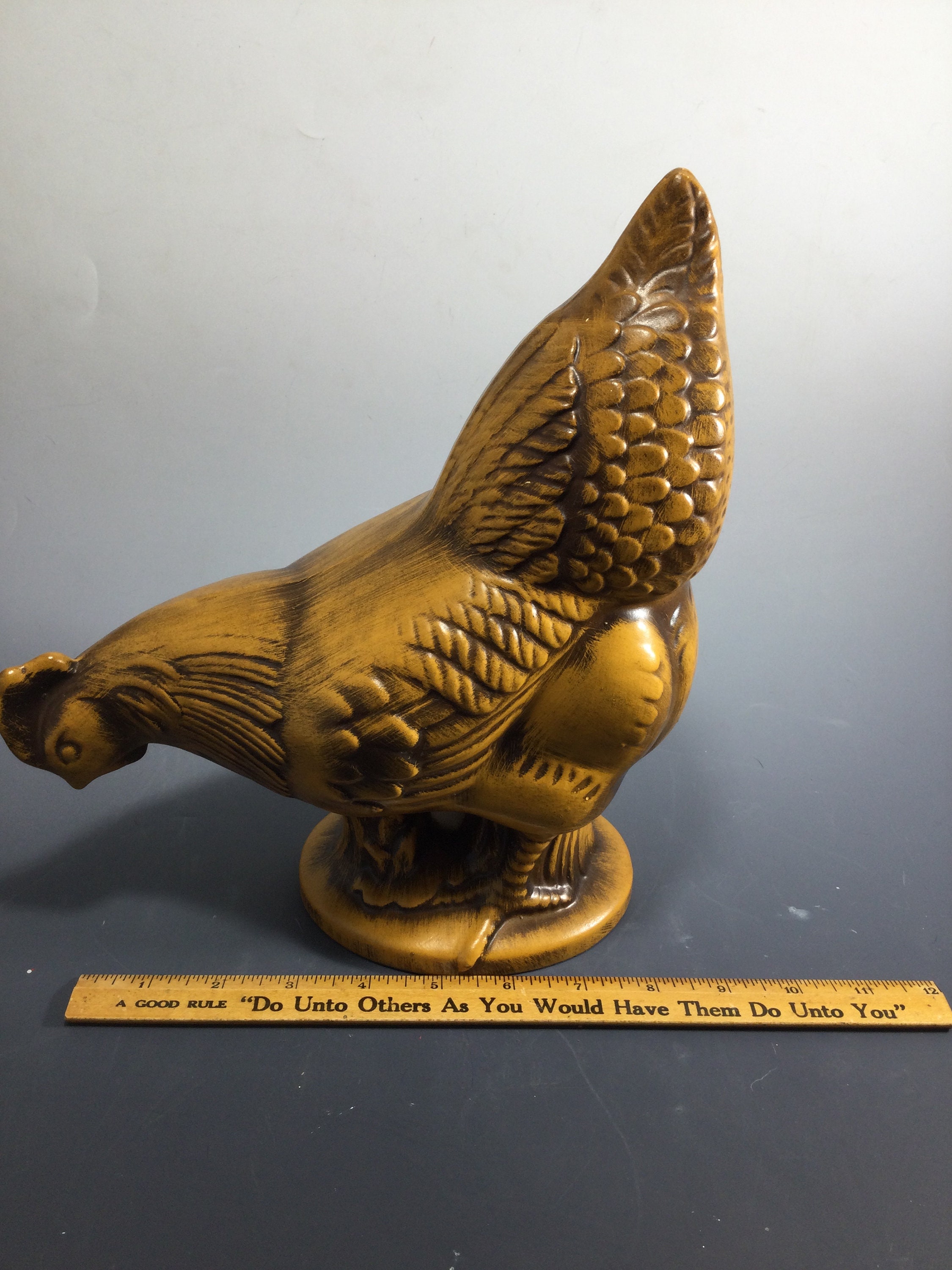 Royal Haeger Vintage Hen Statue - Etsy