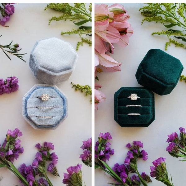 Velvet Ring Box - Etsy