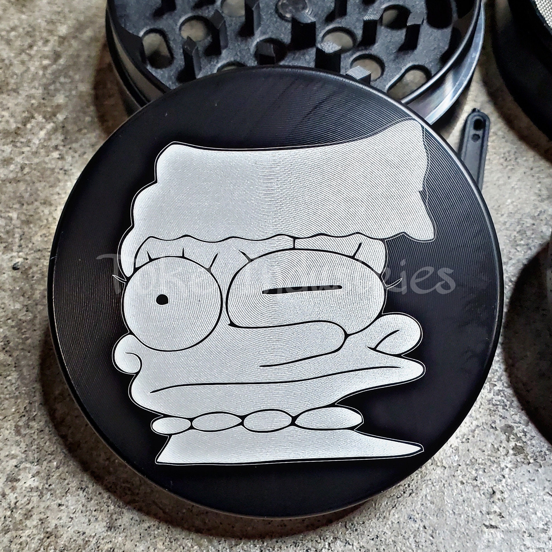 Marge Simpson Stretched Face Herb Grinder 63mm 2.5 Inches - Etsy