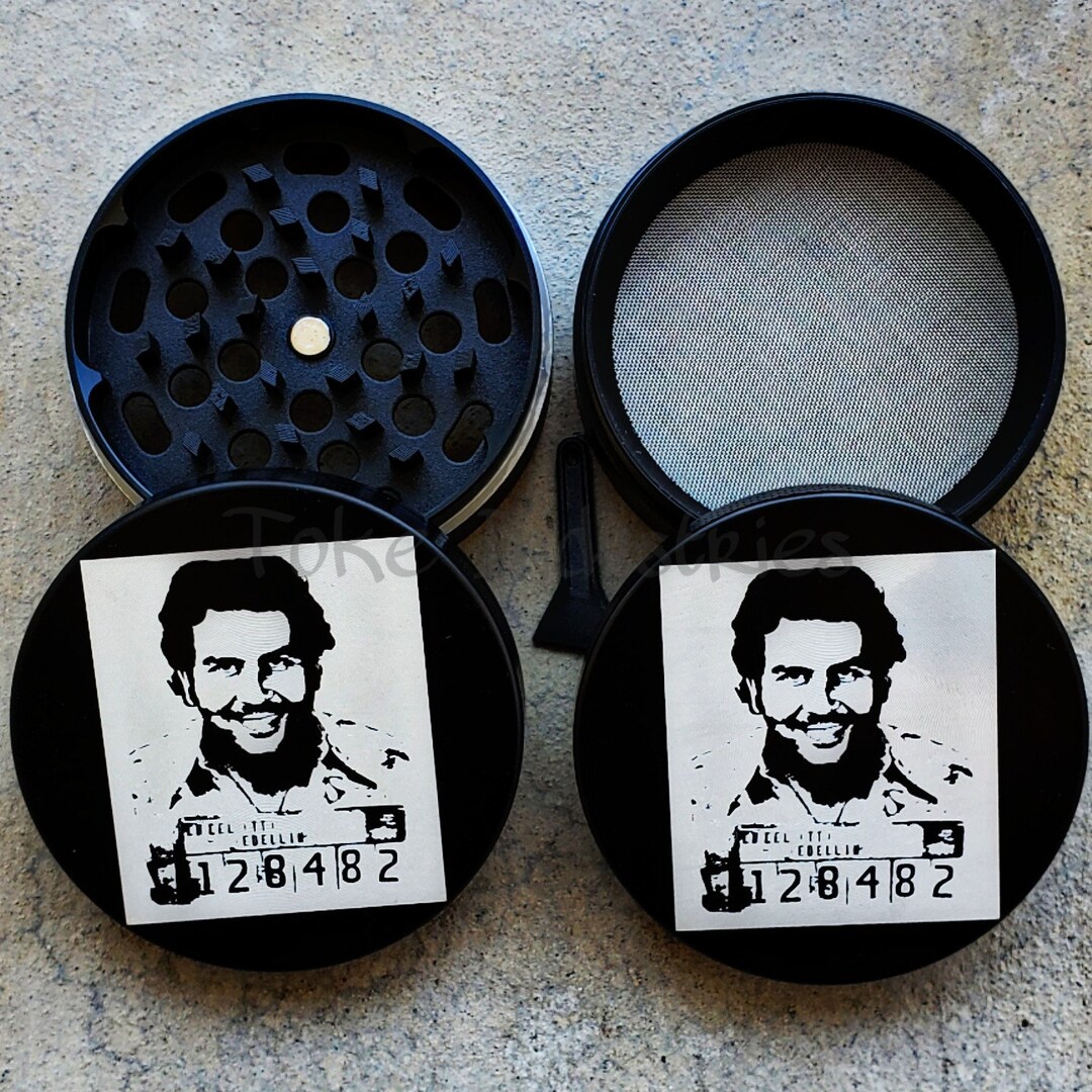 Pablo Escobar Narcos Herb Grinder 63mm 2.5 Inches LARGE GRINDER Herb ...