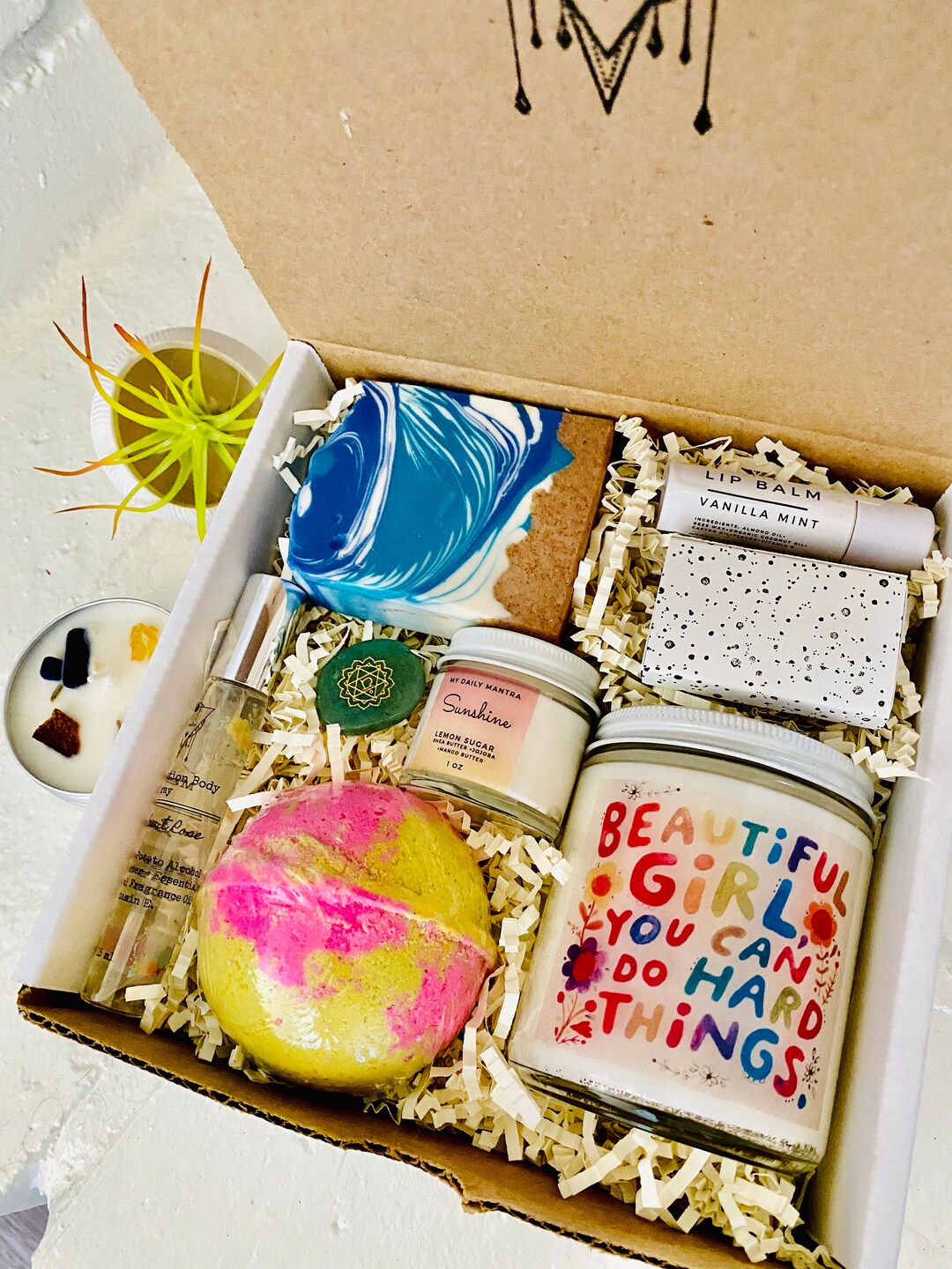 Beautiful Girl You Can Do Hard Things | Encouragement Gift | Mantra ...