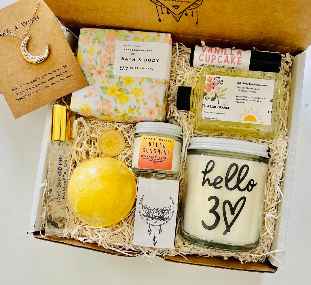 Birthday Gift Hello 30 Birthday Spa Gift Care Package | Spa Gift Box - Etsy