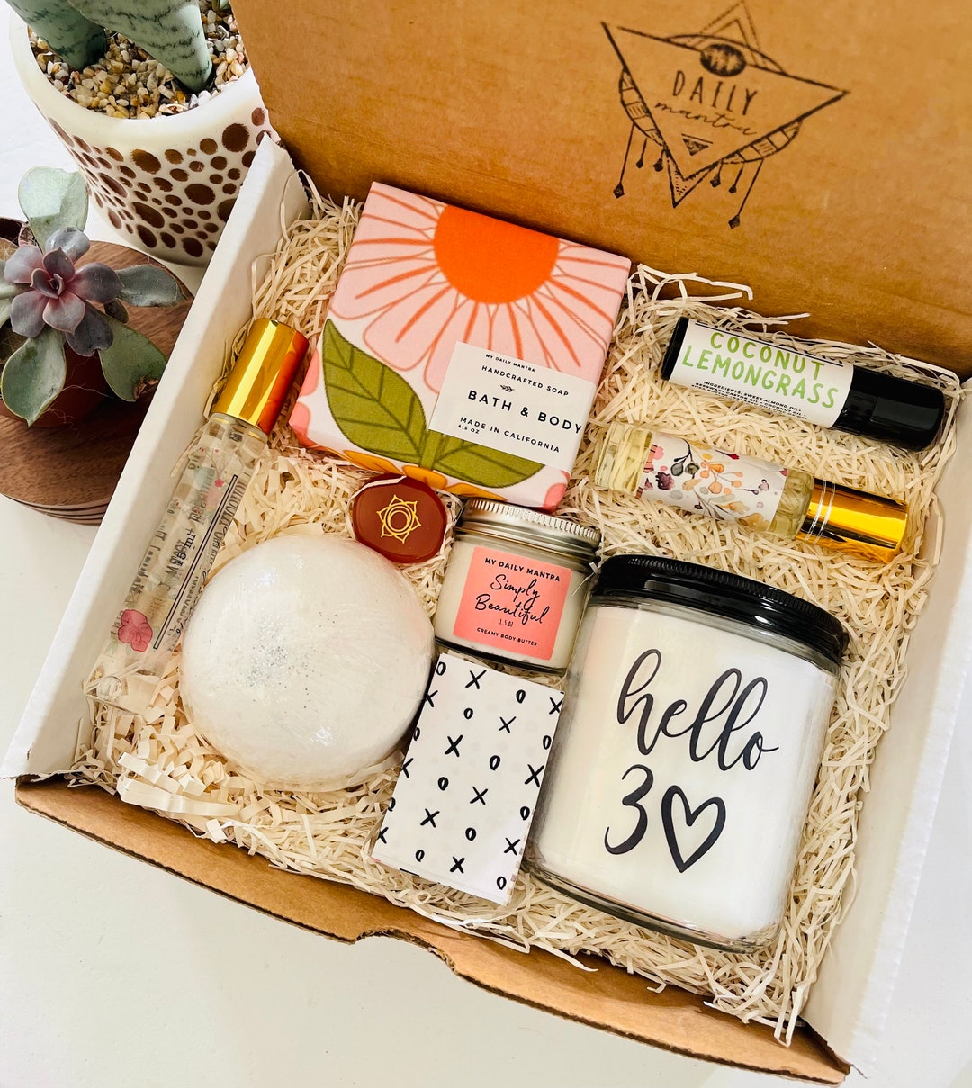 Deluxe Hello Thirty | 30th Birthday Gift | Gift for Her | Turning 30 ...