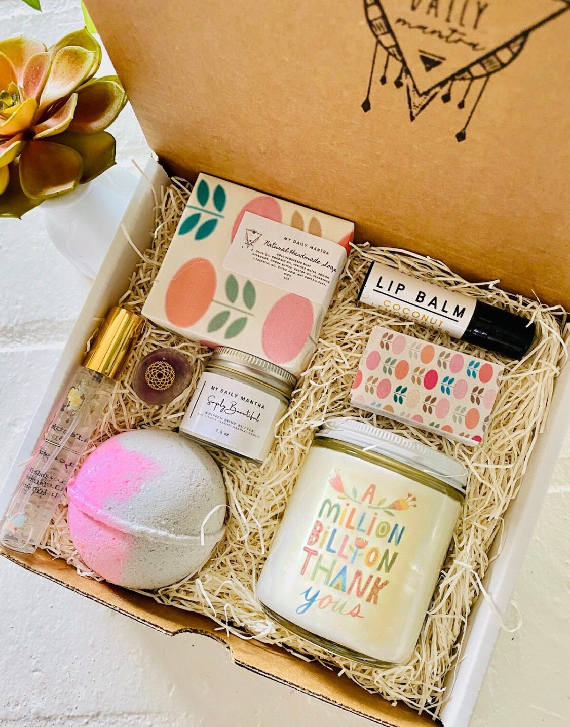 A Million Billion Thank Yous Spa Gift Thank You Gift My - Etsy
