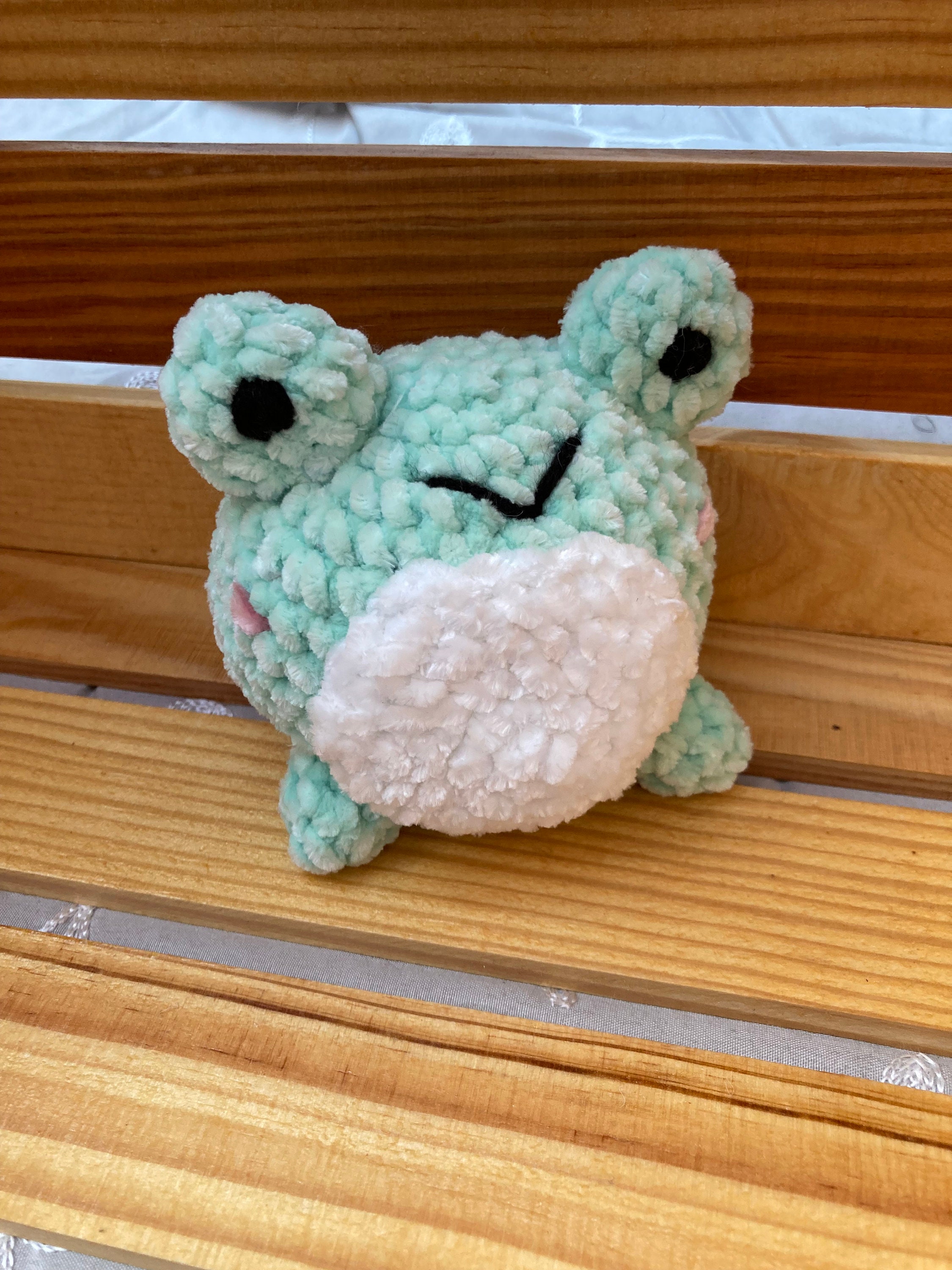 Squishy Frog Crochet, Plushy, Frog Lovers, Handmade, Amigurumi, Stuffed ...
