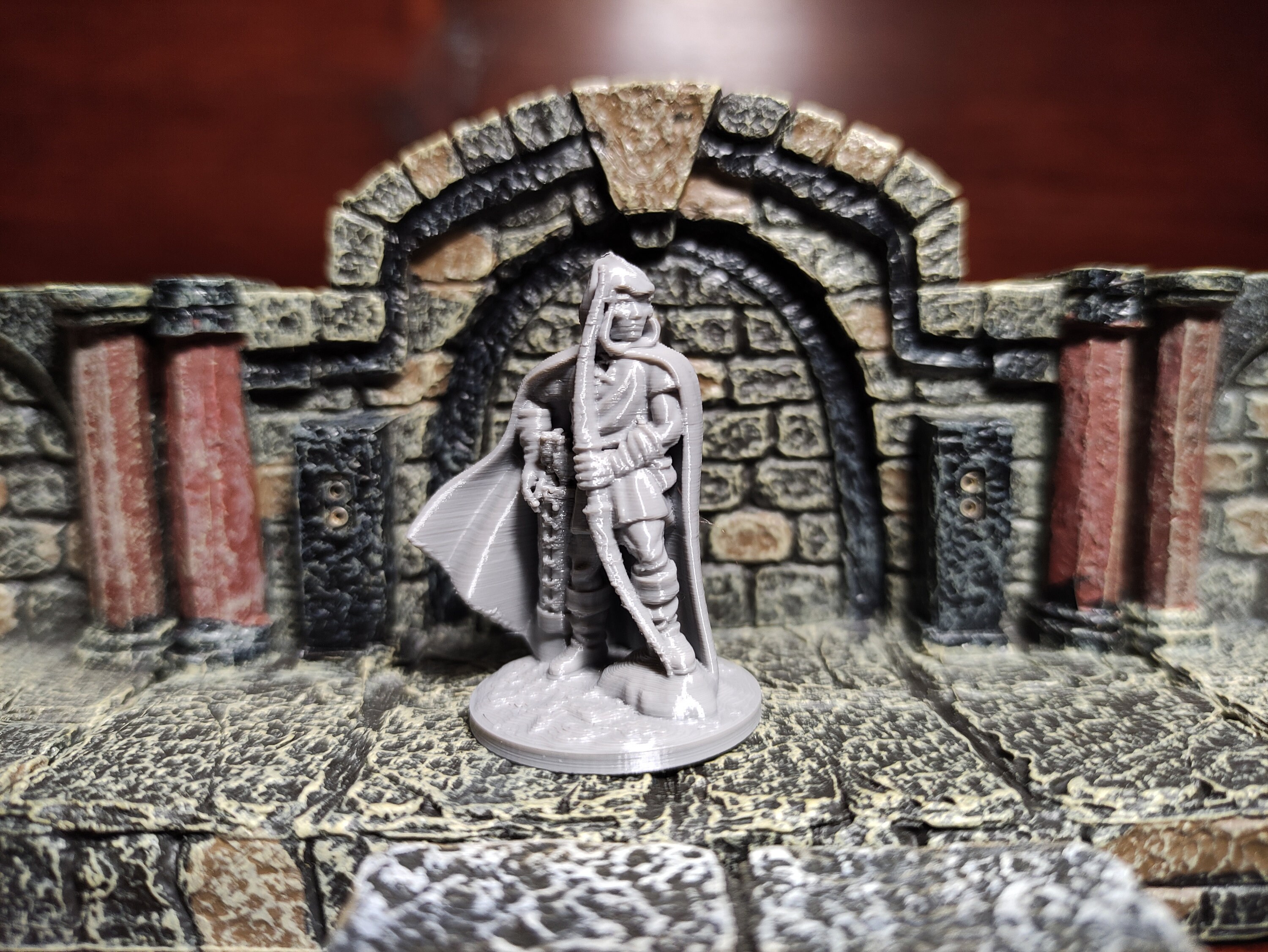 Adventurer Miniatures Archer, Fighter, Ranger & Wizard Dnd Pathfinder ...