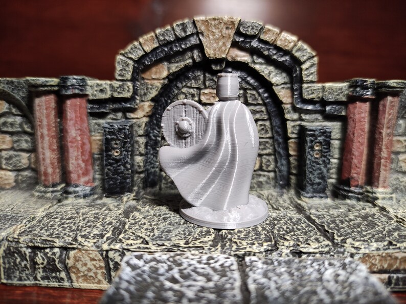 Adventurer Miniatures Archer, Fighter, Ranger & Wizard Dnd Pathfinder ...