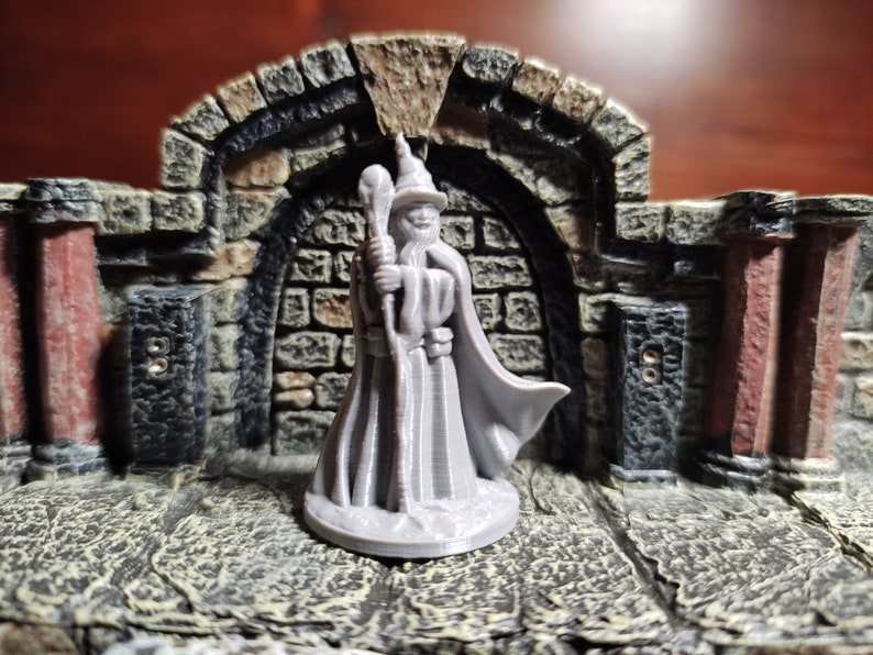 Adventurer Miniatures Archer, Fighter, Ranger & Wizard Dnd Pathfinder ...