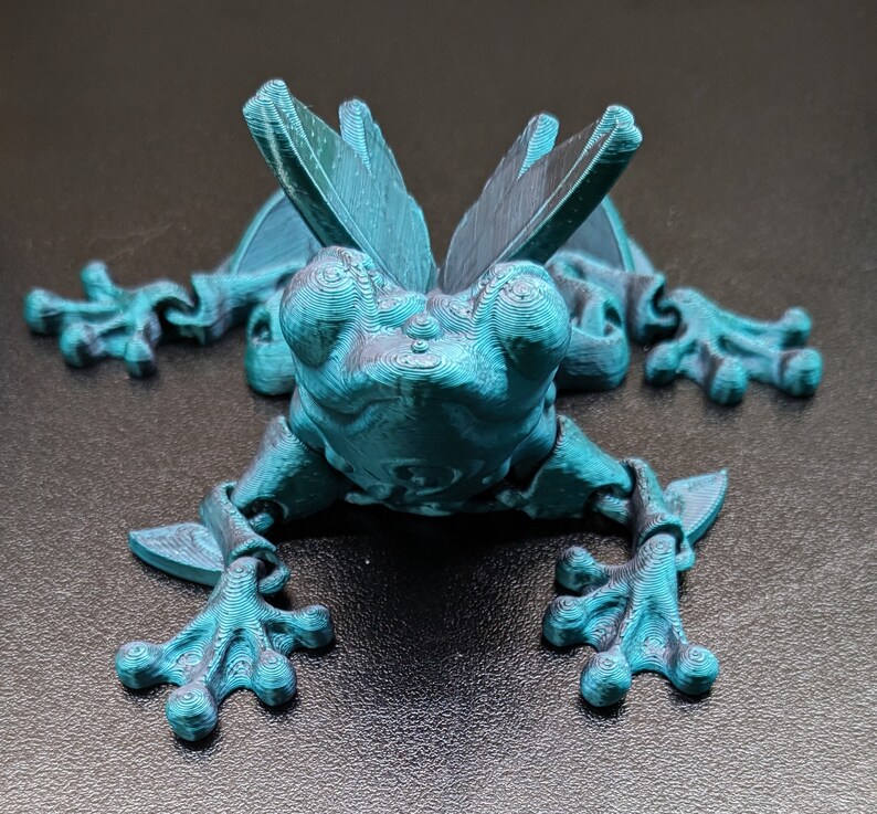 Flutterfrog | Fully Articulated Frog - Butterfly Hybrid | Created by ...