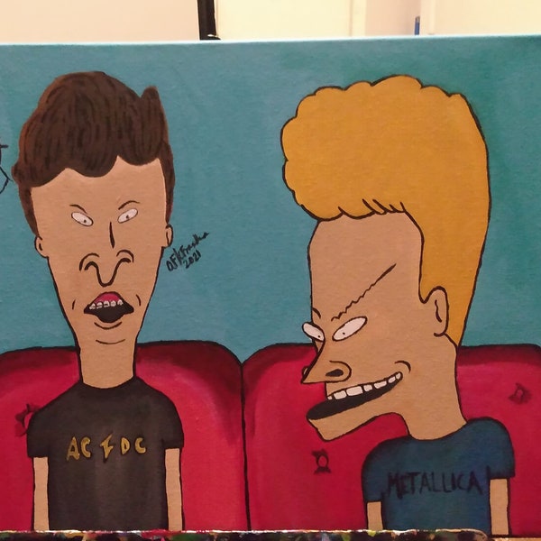 Beavis and Butthead Painting - Etsy