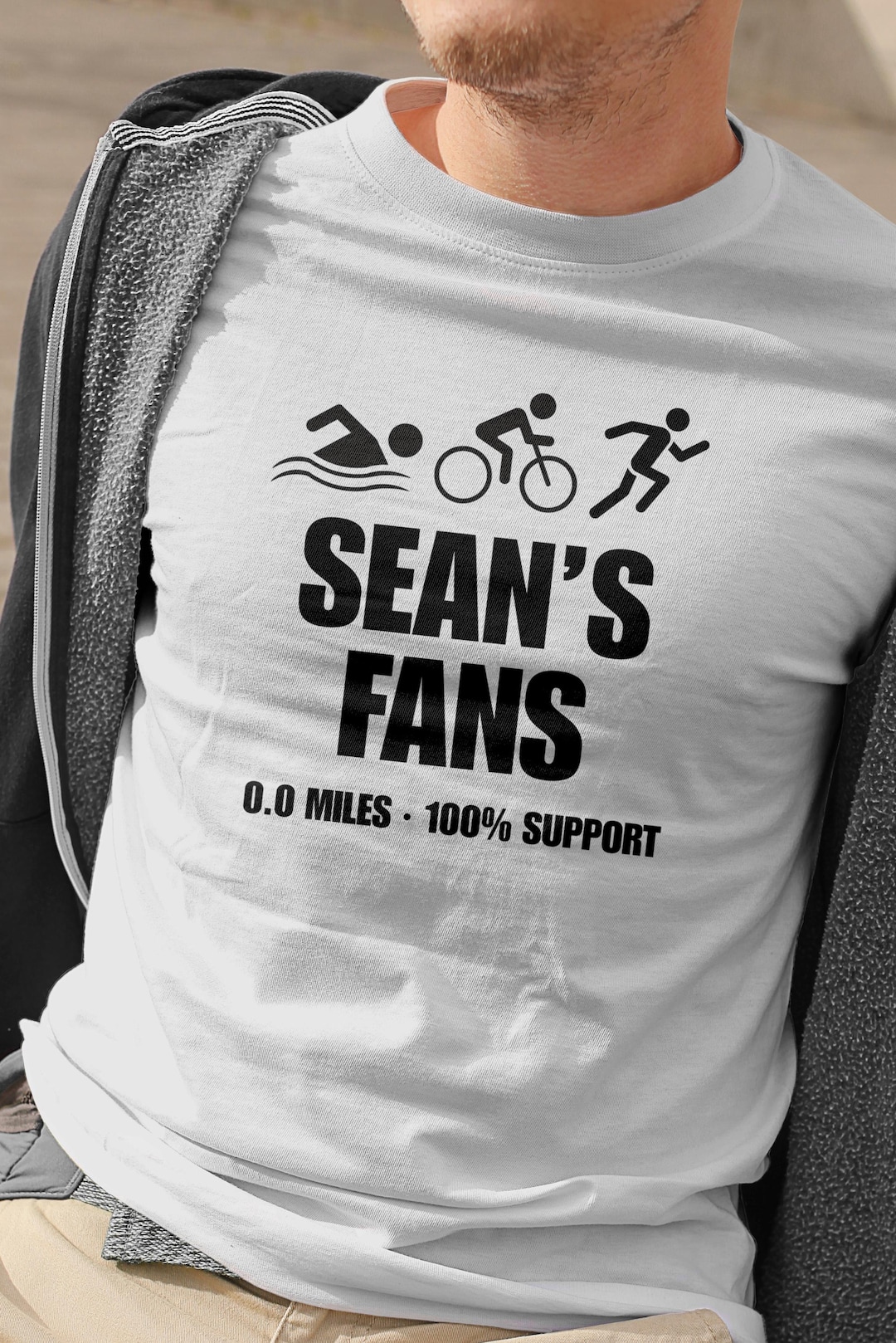 Triathlon Support Crew T-shirt Template | Editable Canva Design ...