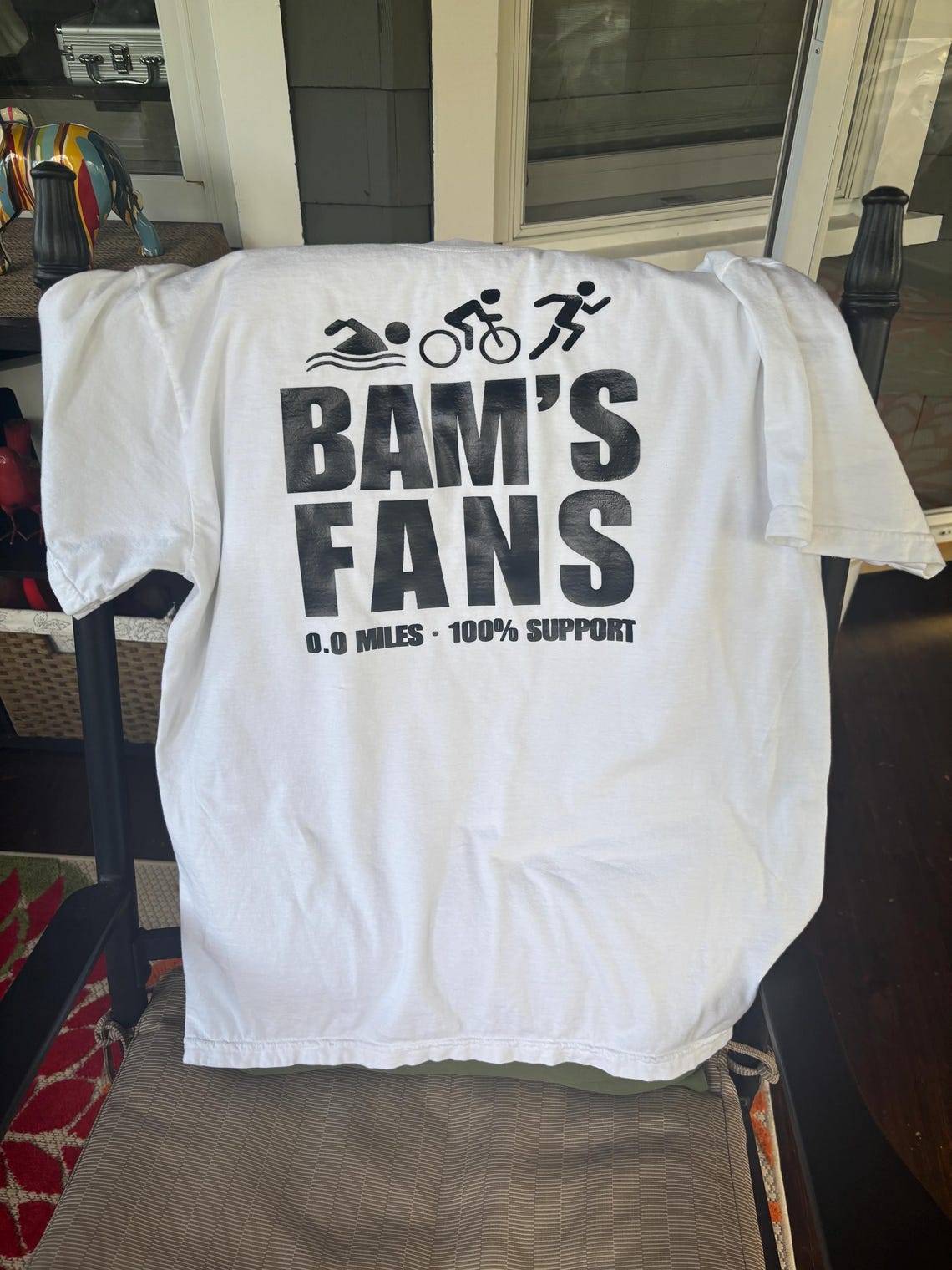 Triathlon Support Crew T-shirt Template | Editable Canva Design ...