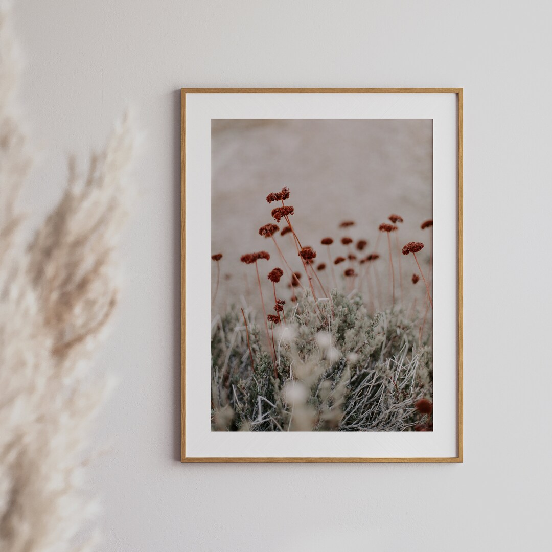 Joshua Tree Desert Wild Flowers Photo Printable, Boho Flower Print ...