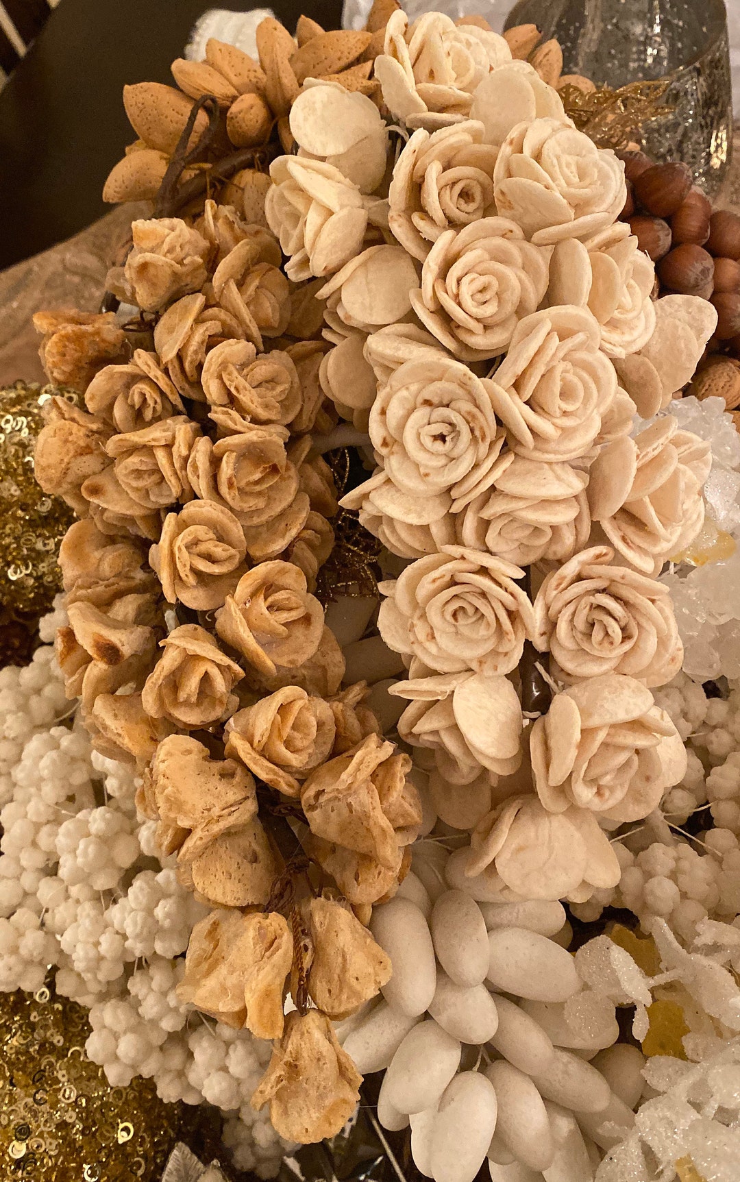 Sofreh Aghd Bread Flower Cluster ( Sangak or White Bread Flower Cluster ...