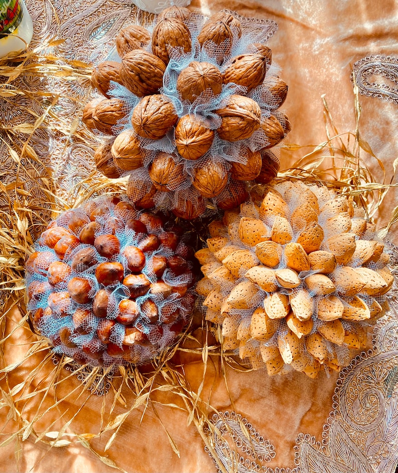 Sofreh Aghd Nuts . Half Balls:almond Half Ball, Hazelnut Half Ball ,and ...