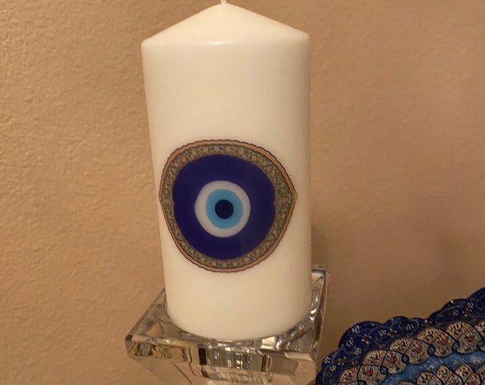Persian Candle , Evil Eye Candle - Etsy