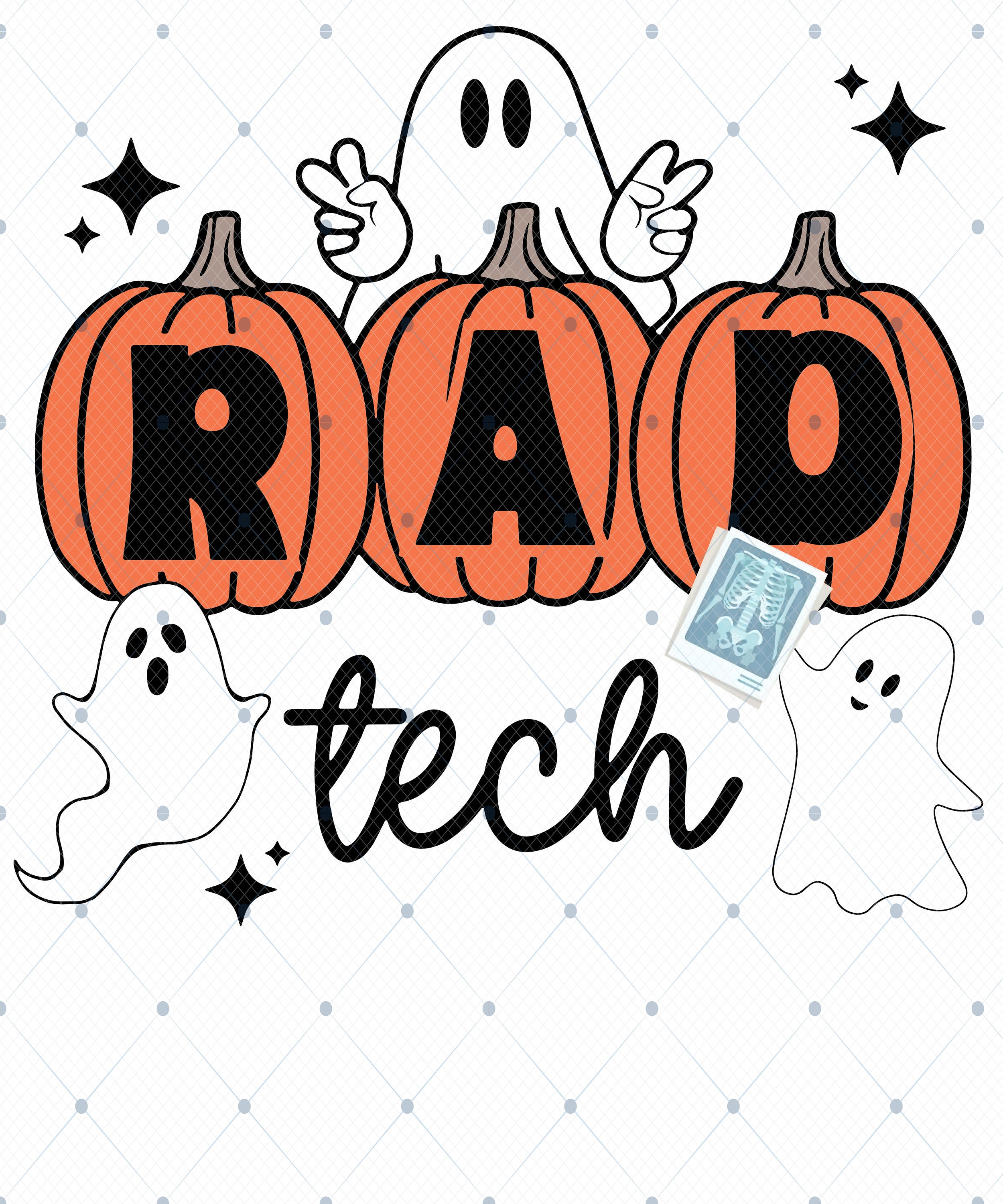 Halloween Radiology Tech PNG, RAD Tech Halloween Png, One Spooky RAD ...