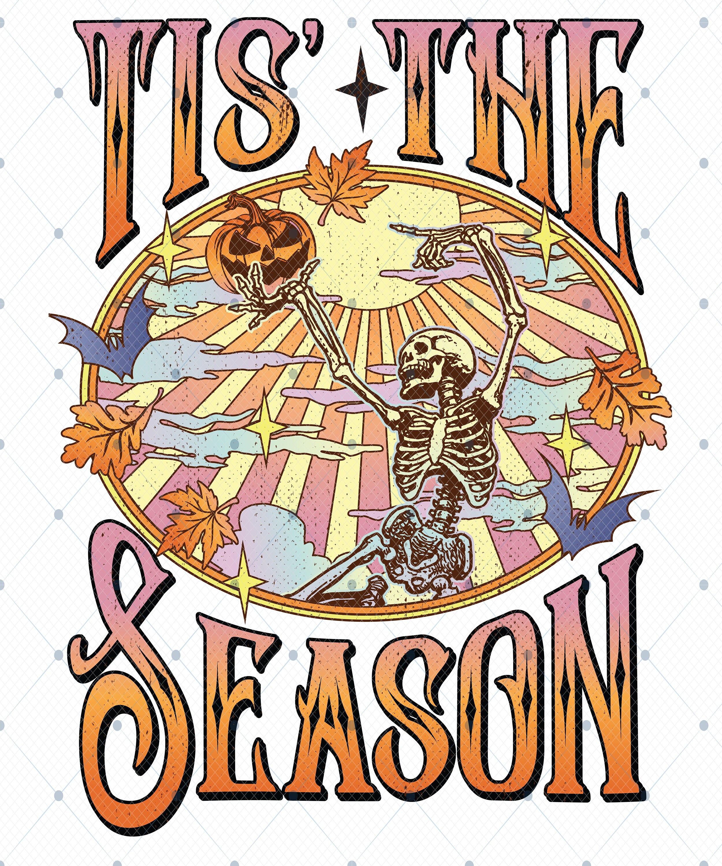 Tis the Season PNG, Spooky Season PNG, Spooky Vibes, Cute Ghost Png ...