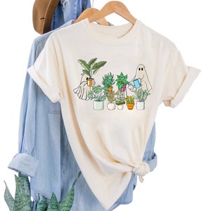 Ghost Plant Png, Ghost Plant Lady Png, Gardening Gift, Halloween Ghost ...