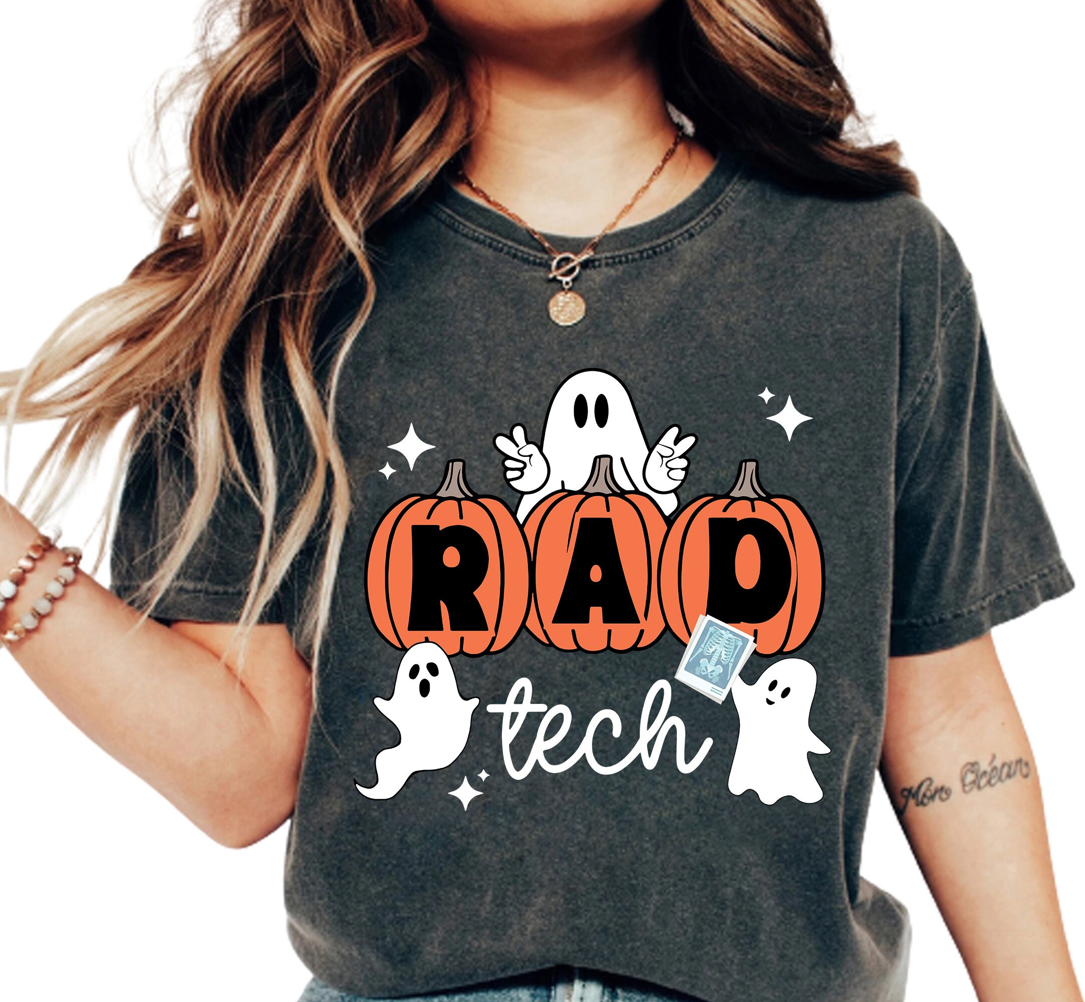 Halloween Radiology Tech PNG, RAD Tech Halloween Png, One Spooky RAD ...