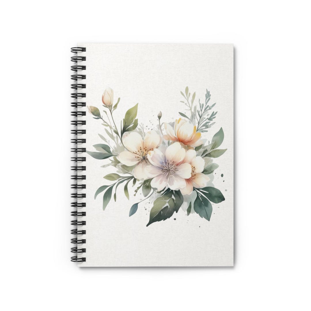 Floral Spiral Notebook - Whimsical Inspiration for Writers and ...