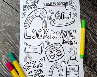 Colouring sheet | Etsy