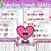 Valentine's Day Friends Clipart - Etsy