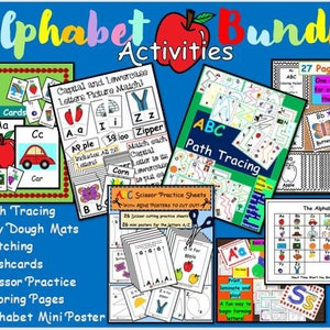 Alphabet Activities BUNDLE - Etsy